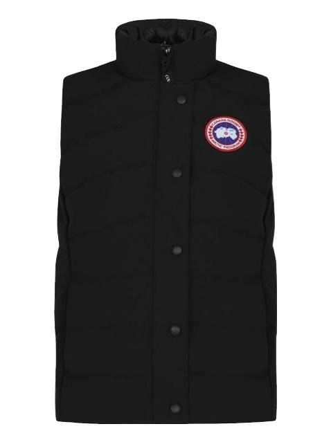 Canada Goose Logo Down Vest - Black