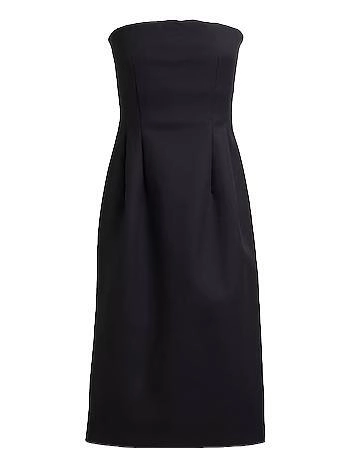 Sportmax Gabardine Flared Dress - Black