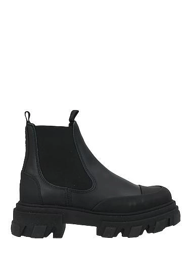 GANNI Chunky Platform Boots - Black