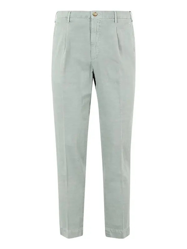 Incotex 54 Mid-rise Tapered Trousers - Gray
