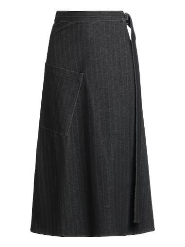 MAXCO. Max&co. Midi Wrap Skirt - Black