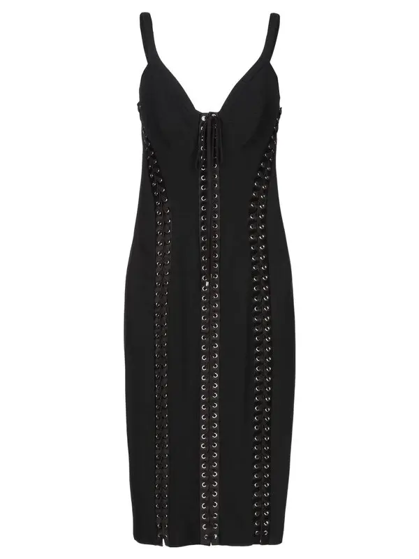 Dolce & Gabbana Sleeveless Slim-fit Dress - Black