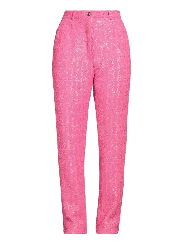 Dolce & Gabbana Sequined Trousers - Pink