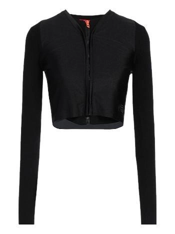 DIESEL® Long-sleeved V-neck Top - Black
