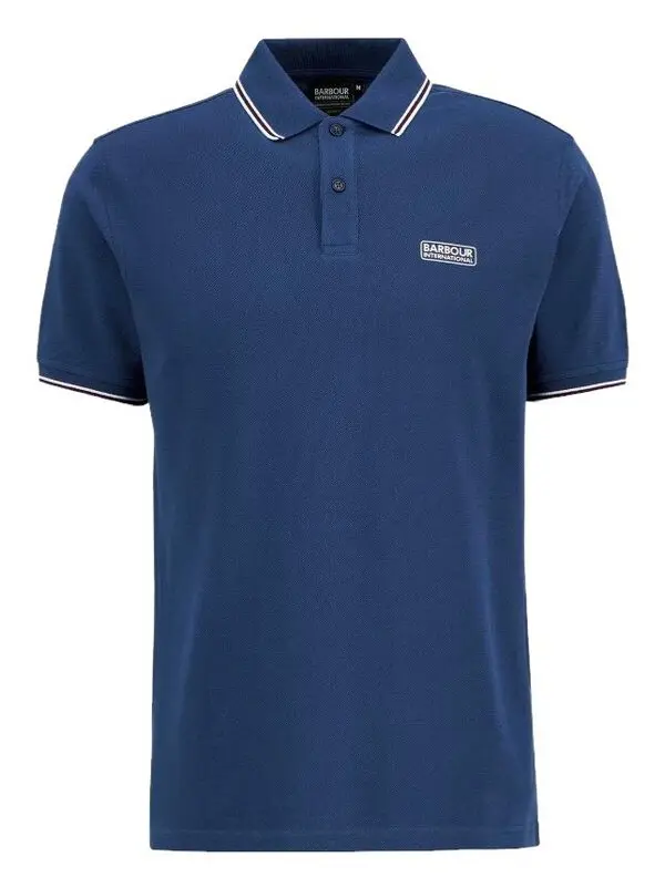 Barbour Short-sleeved Polo Shirt - Insig Blue