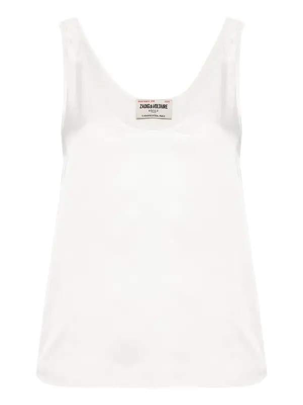 Zadig&Voltaire Sleeveless Vest - White