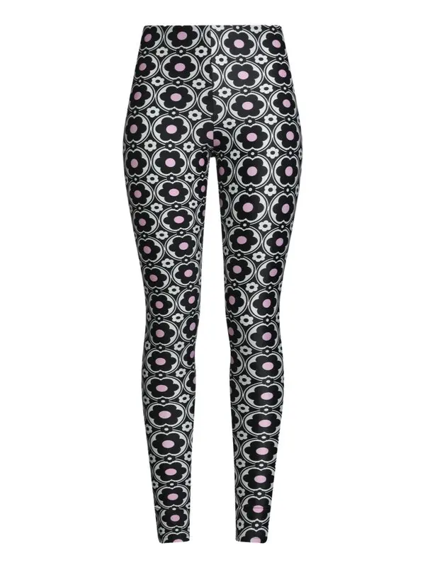 MAXCO. Floral Leggings - Black