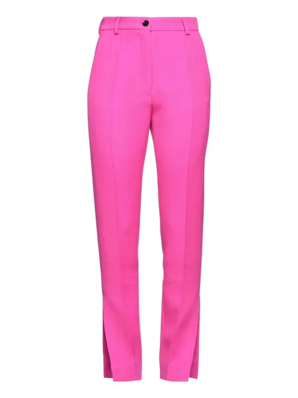 Dolce & Gabbana Tapered Wool Pants - Pink