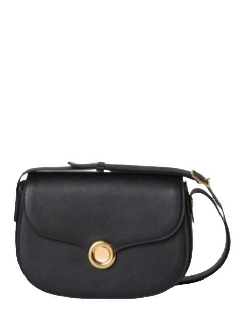 Loro Piana Ghiera Logo Shoulder Bag - Black