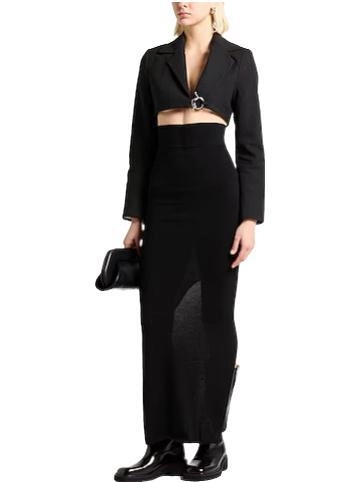 GANNI Single-breasted Blazer - Black