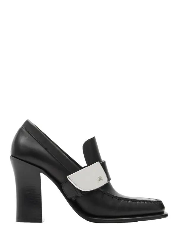 Burberry Leather Loafers - Black
