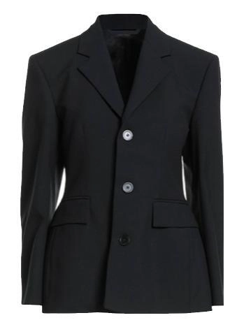 Balenciaga Simple Suit Jacket - Black