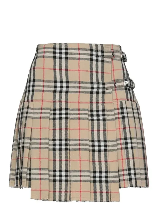 Burberry Mini Skirt - Nude