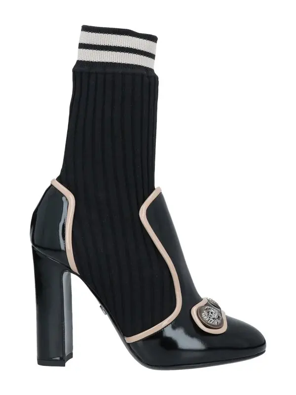 Dolce & Gabbana Embellished Sock Boots - Black