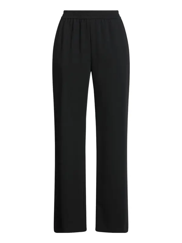MAXCO. Max&co. Solid Colored Straight-leg Pants - Black
