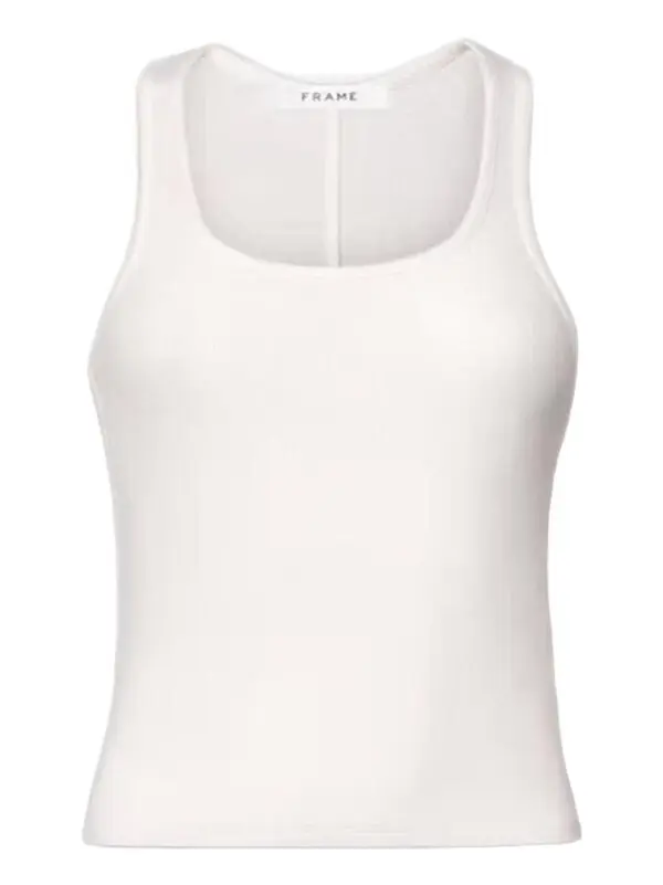 FRAME Ribbed Vest - White