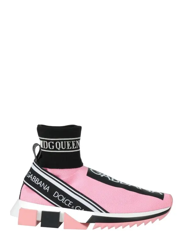 Dolce & Gabbana Colorful Sock Sneakers - Pink