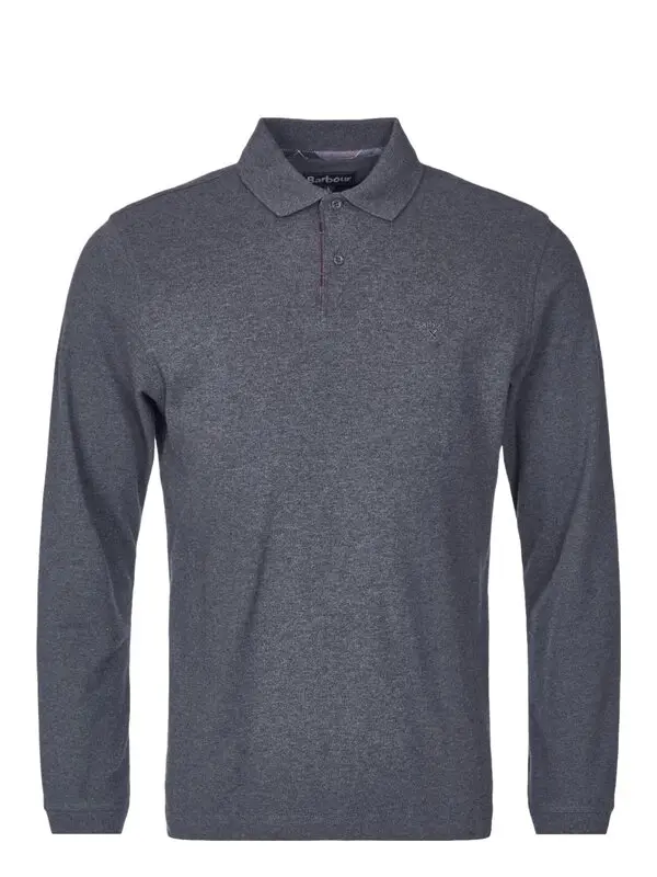 Barbour Long Sleeve Polo Shirt - Slate Marl