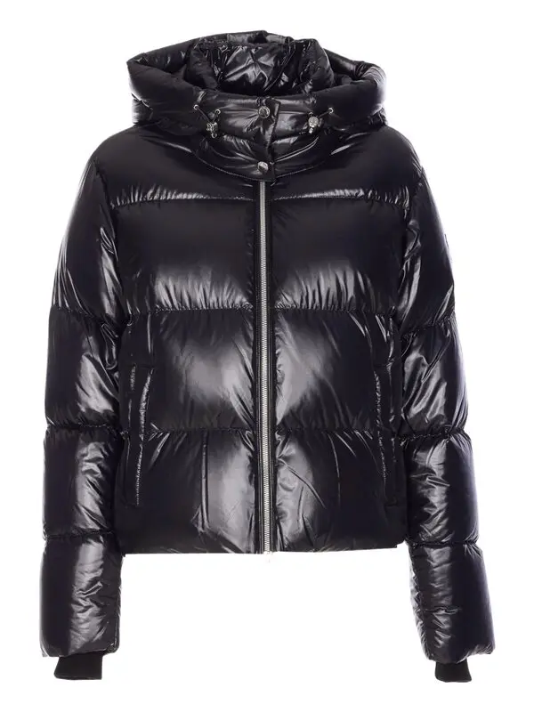 Moose Knuckles Padded Jacket With Removable Hood - Black
