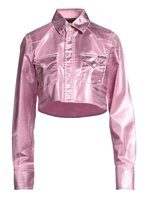 Dolce & Gabbana Metallic Shirt - Pink