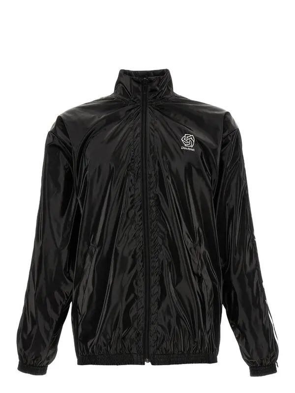 DOUBLET Patent Finish Track Jacket - Black