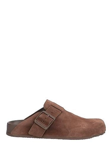 Balenciaga Suede Mules - Brown