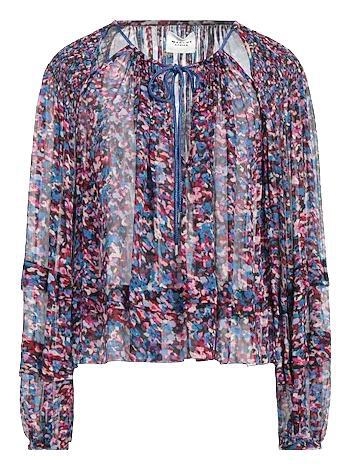 Isabel Marant Étoile Bohemian" Chiffon Long Sleeve Top - Multicolor