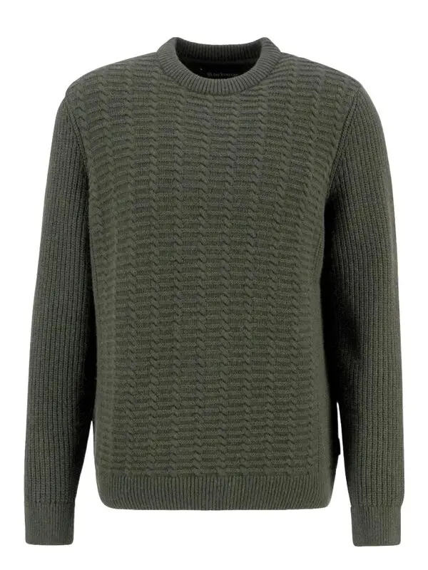 Barbour Textured Crew Neck Sweater - Black
