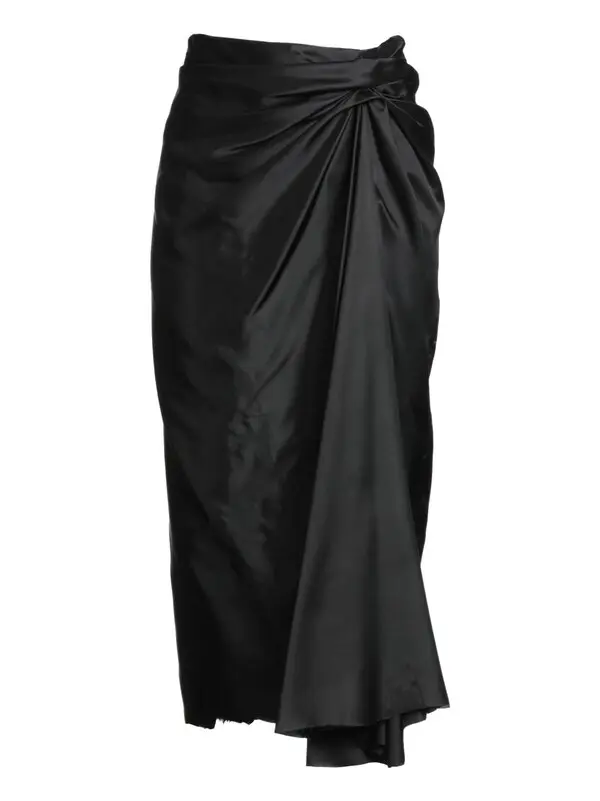 Balenciaga Asymmetrical Skirt - Black