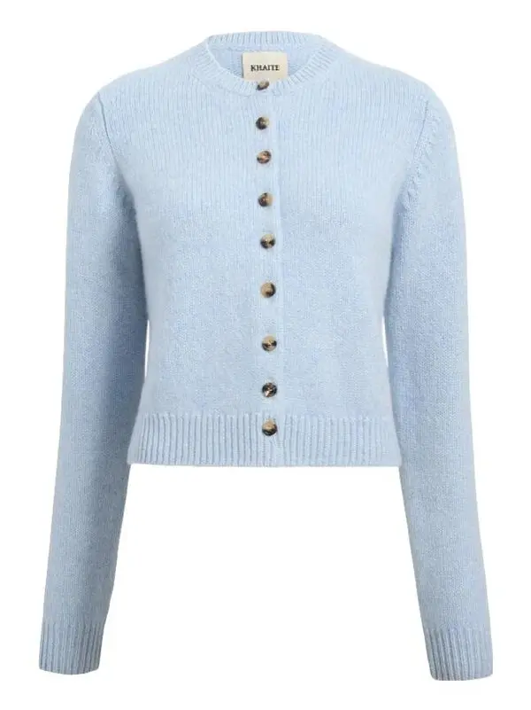 Khaite Everheart Cardigan With Tortoiseshell Buttons - Atmosphere