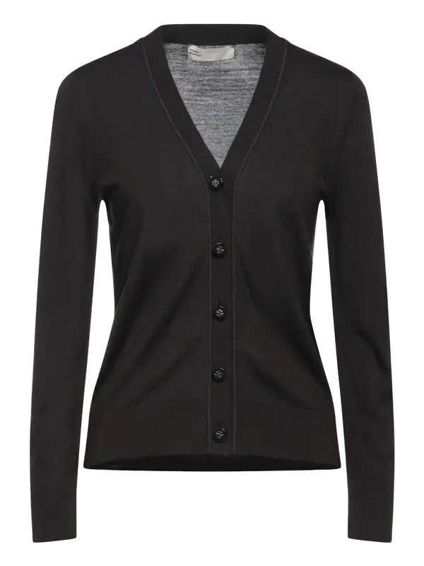 Tory Burch V-neck Button-down Cardigan - Black