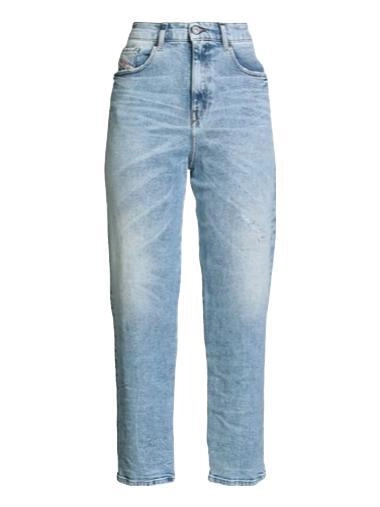 DIESEL® Straight-leg Faded Denim Jeans - Blue
