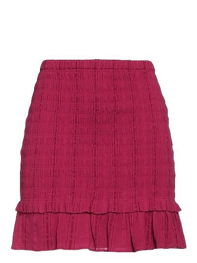 Isabel Marant Étoile Mini Skirt With Tiered Ruffle Hem - Red