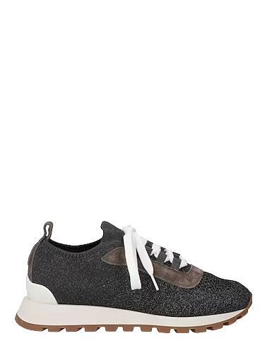 Brunello Cucinelli Suede Patchwork Sneakers - Black