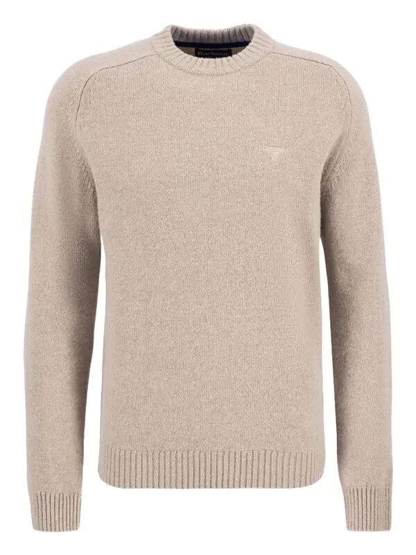 Barbour Crew Neck Sweater - Nude
