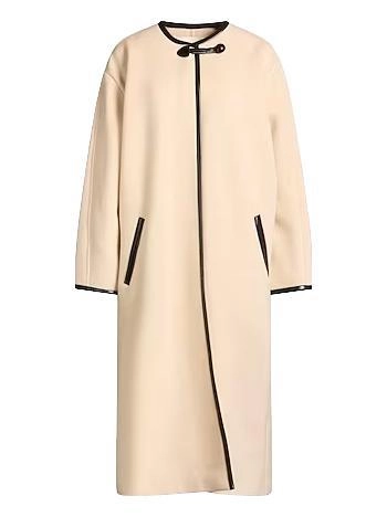 Isabel Marant Étoile Two-tone Single-breasted Coat - Nude