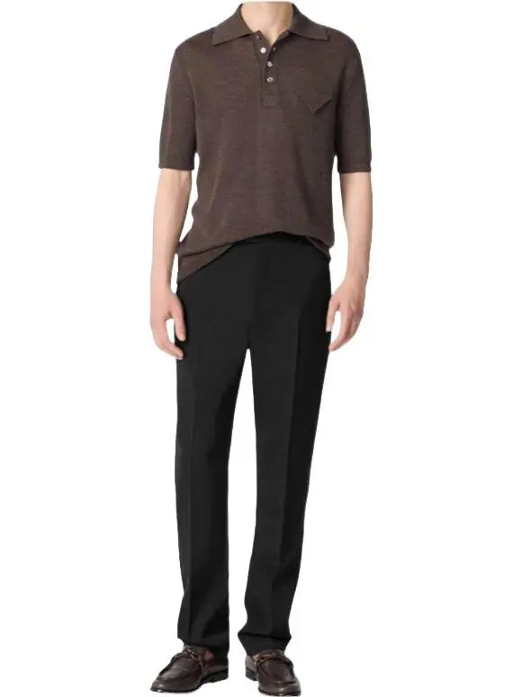 Bottega Veneta Grain De Poudre Pants - Black