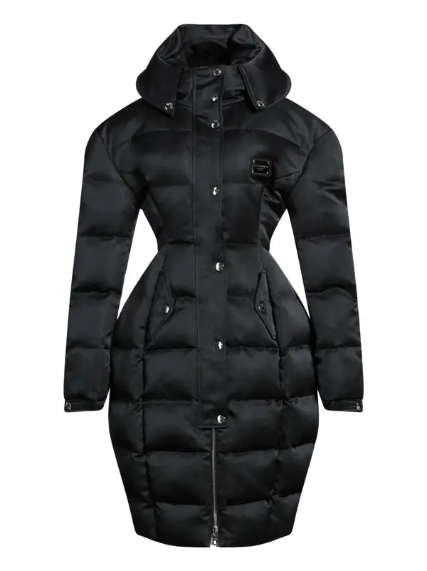 Dolce & Gabbana Padded Hooded Down Jacket - Black