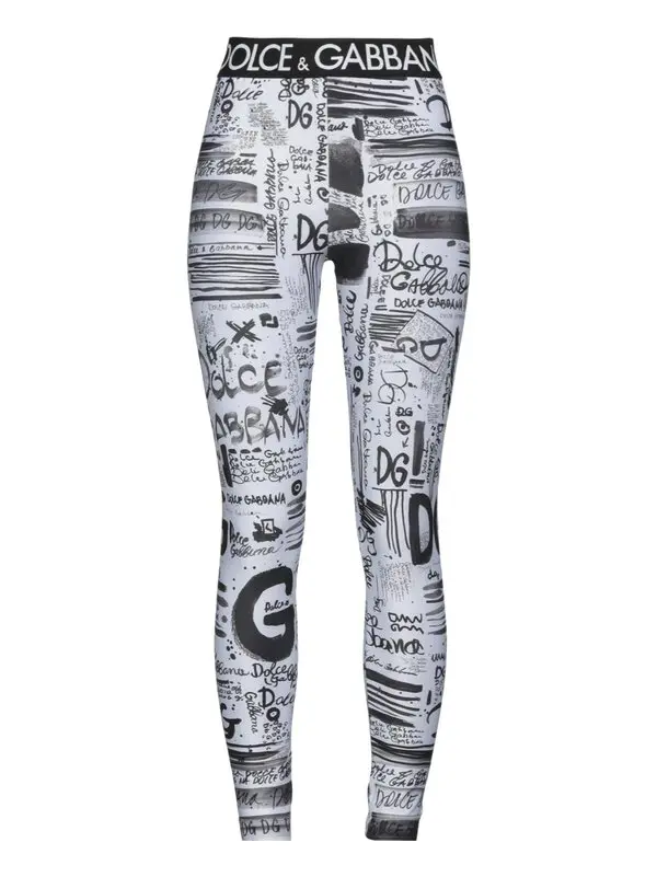 Dolce & Gabbana Stretch Sports Pants - Gray