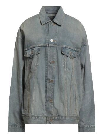 Balenciaga Medium Denim Jacket - Gray