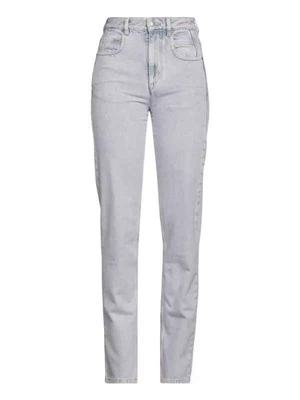Isabel Marant Étoile Light Wash Slim Fit Jeans - Gray