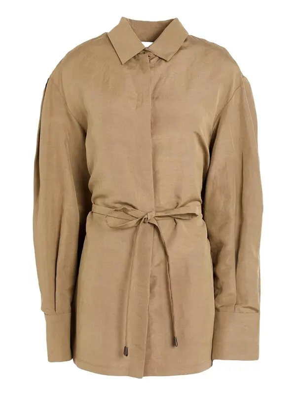 Max Mara Buttoned Cuffs Long Shirt - Nude