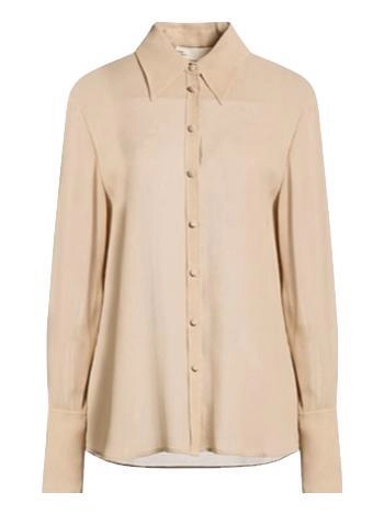 Tory Burch Long Sleeve Button-down Shirt - Nude