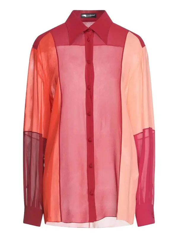 Dolce & Gabbana Long Sleeve Shirt - Red