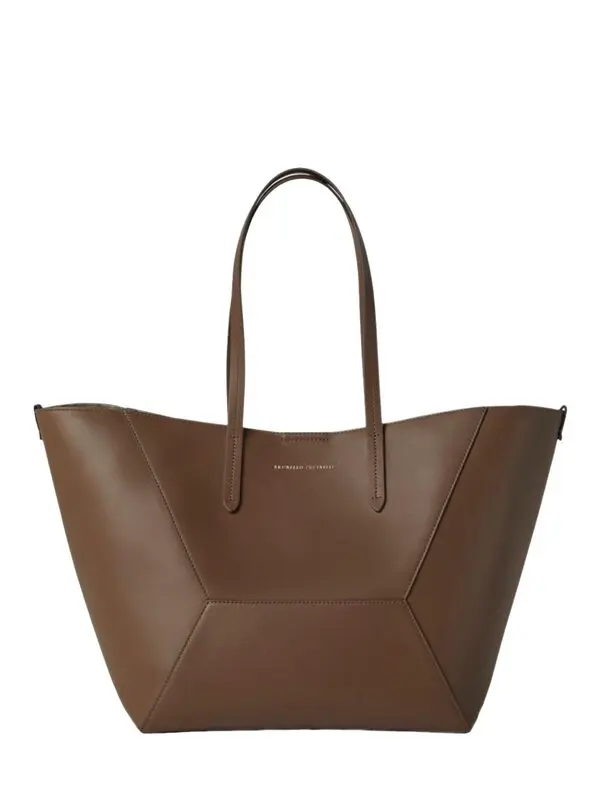Brunello Cucinelli Monili Shopping Bag - Brown
