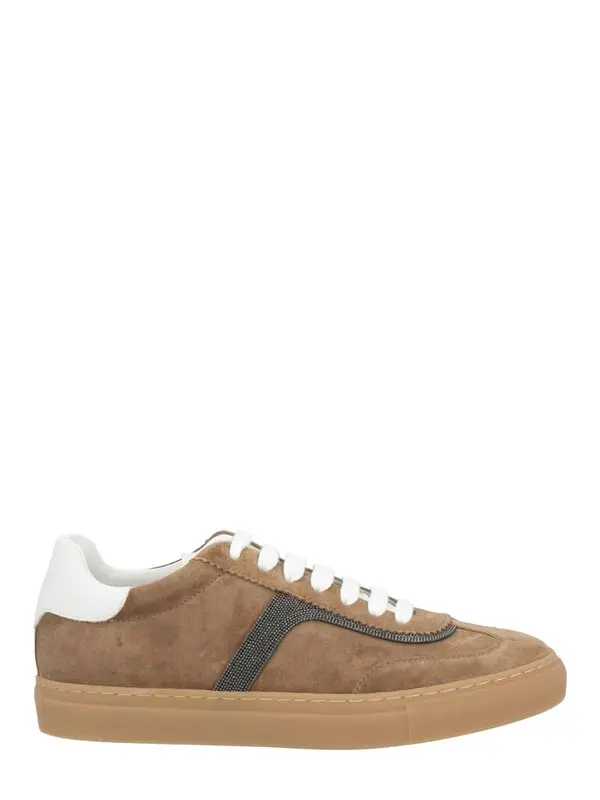 Brunello Cucinelli Lace Up Sneakers - Brown