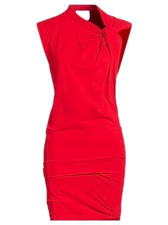 Isabel Marant Étoile Sleeveless Ruched Dress - Red