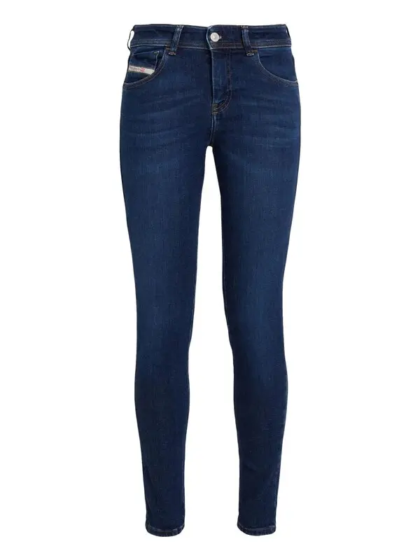 DIESEL® Skinny Fit Dark Wash Denim Trousers - Blue