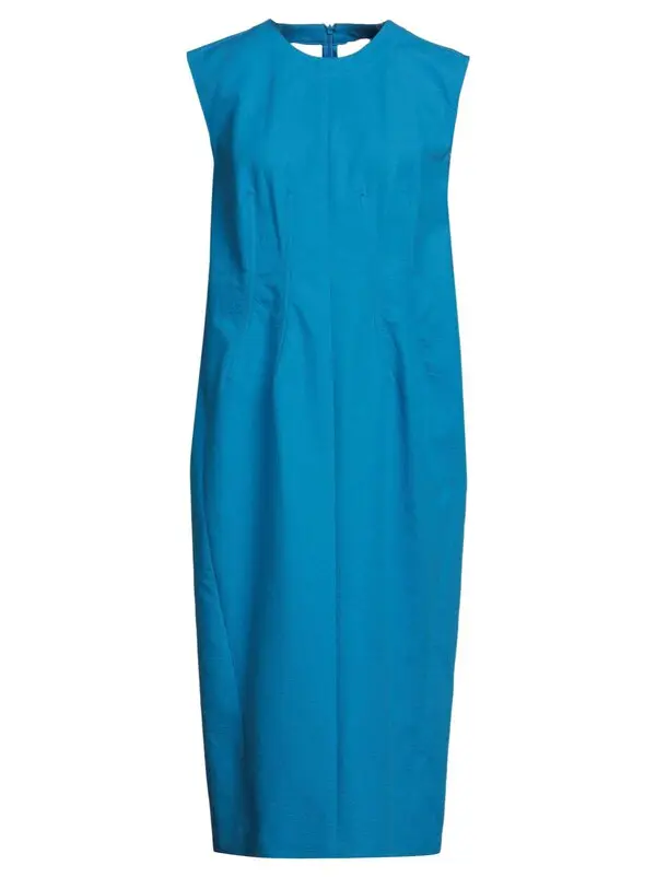 Sportmax Sleeveless Round Neck Dress - Blue