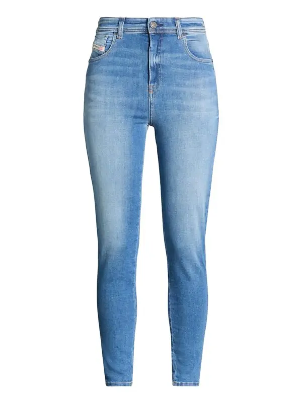 DIESEL® Slandy-high" Skinny Fit Jeans - Blue